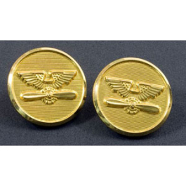 Gold Propeller and Wing 3 Button Pack